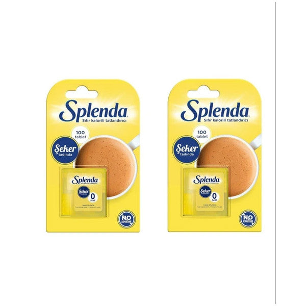 Splenda 100 Tablets 2 Pack Sweetener – Turkish Souq