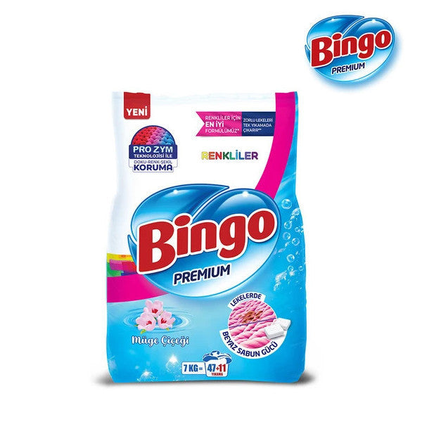 Bingo Premium Powder Detergent 7 Kg Coloured – Turkish Souq