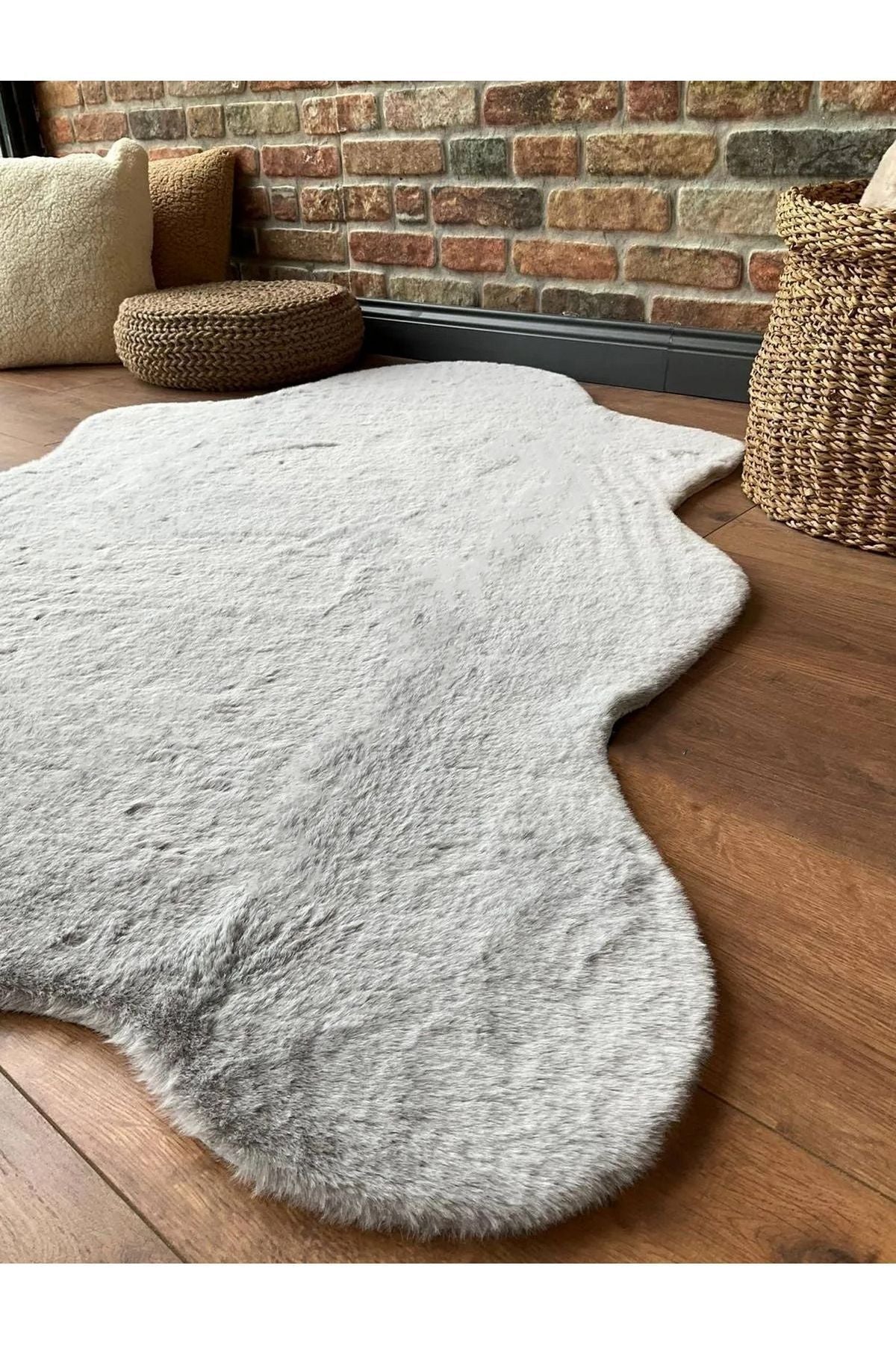 Puff Series Asymmetrical Soft Sheepskin Plush Carpet – Turkish Souq