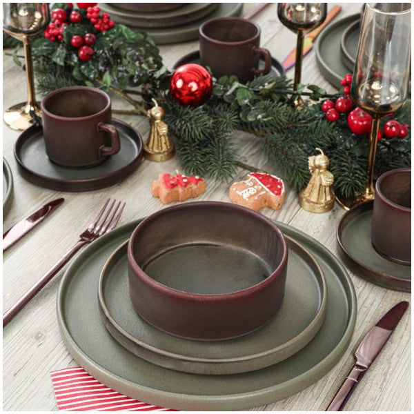 Keramika Ground Stackable Dinner/breakfast Set 20 Pieces For 4 People ...