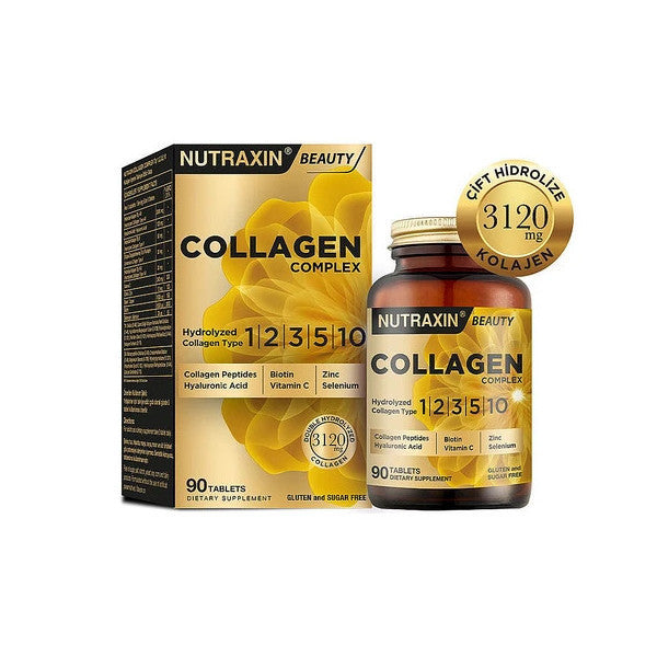 Nutraxin Collagen Complex 3120Mg 90 Tablets Food Supplement – Turkish Souq
