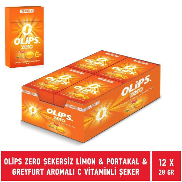 Olips Zero Sugar-Free Lemon & Orange & Grapefruit Flavored Candy With ...