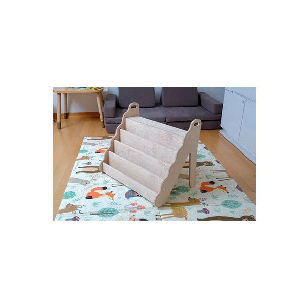 Wooden Montessori Bookcase | Wooden Pikler Children's Bookcase | Monte ...