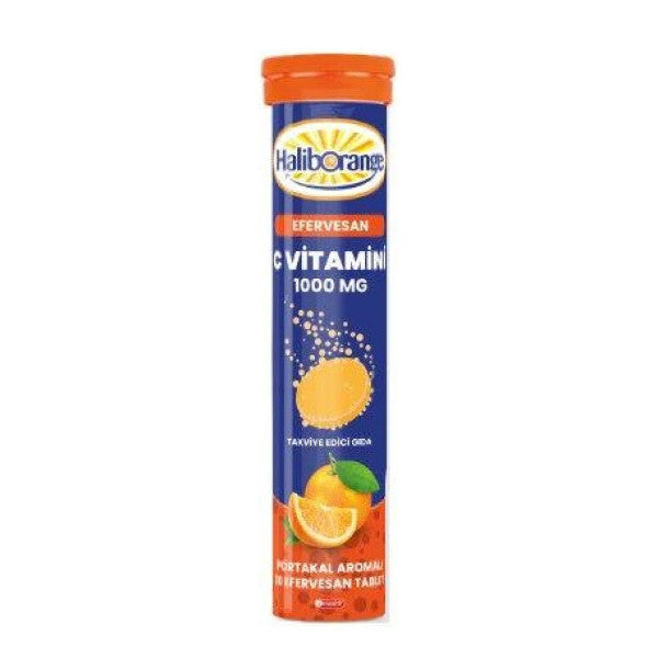 Haliborange Vitamin C 1000Mg 20 Effervescent Tablets | Orange Flavor ...
