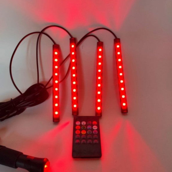 Atmospheric Lighting In-Car Underfoot Led Music Sound Sensitive Contro ...